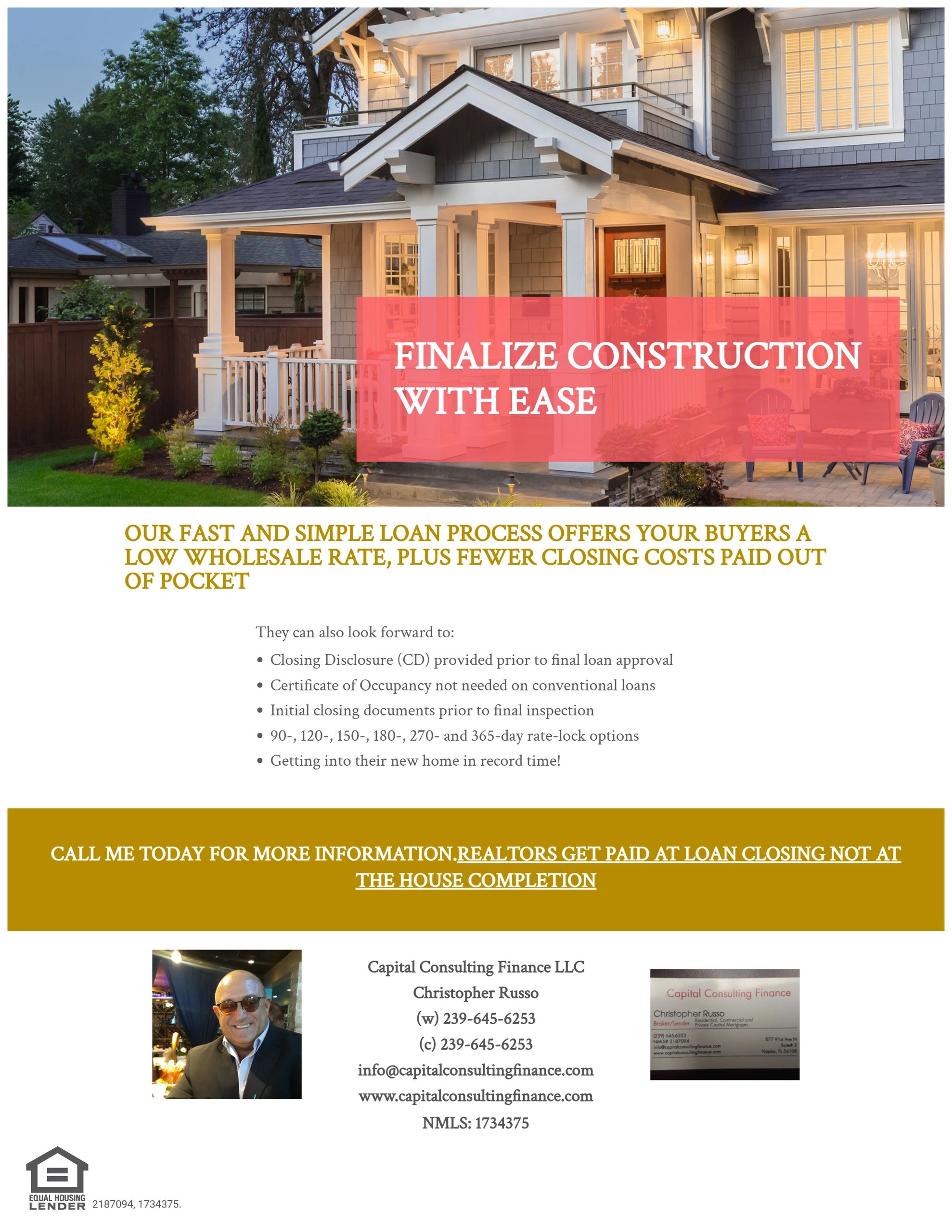 Home Finance Solutions - Capital Consulting Finance